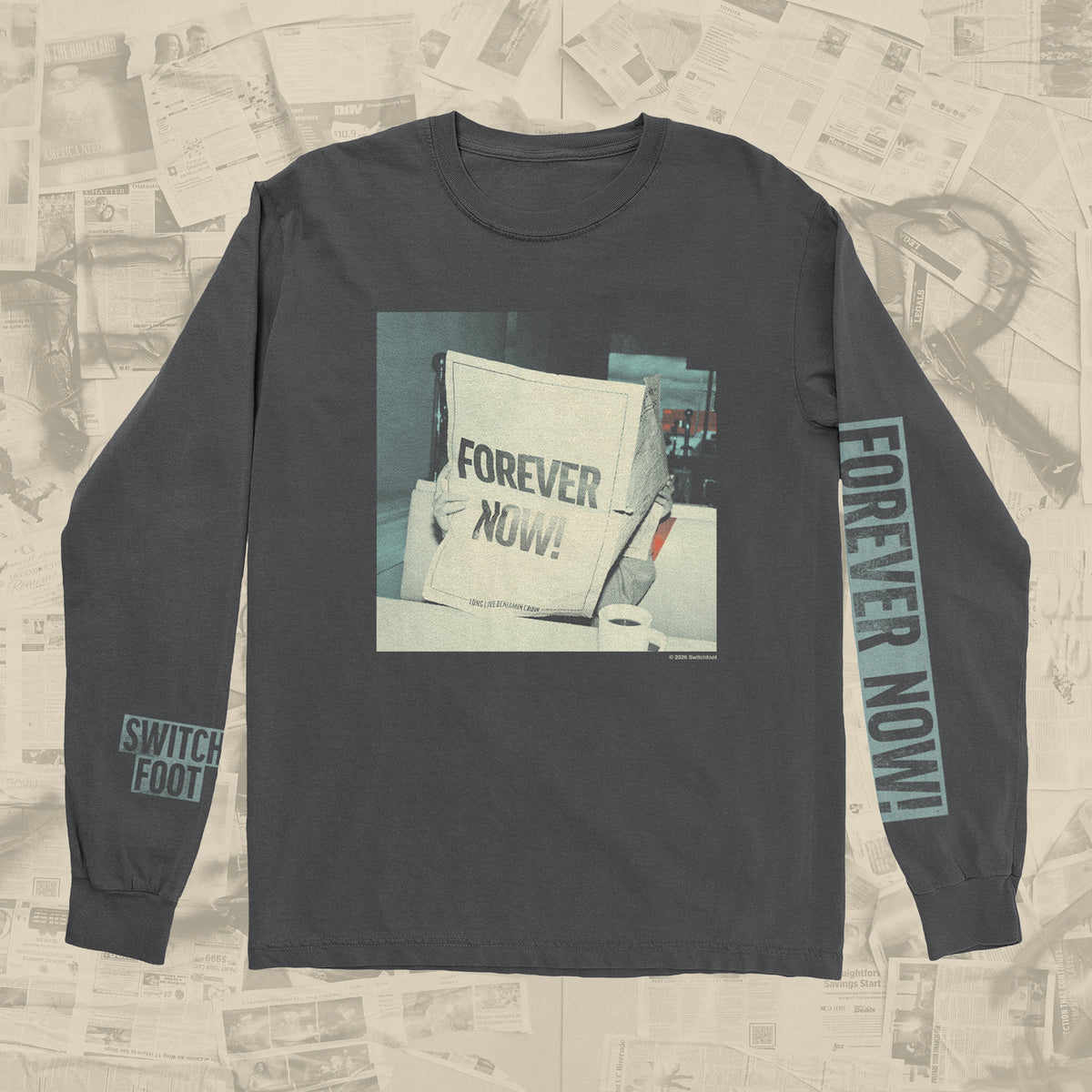 Switchfoot - FOREVER NOW Long Sleeve Shirt *PREORDER SHIPS 6/26 ...